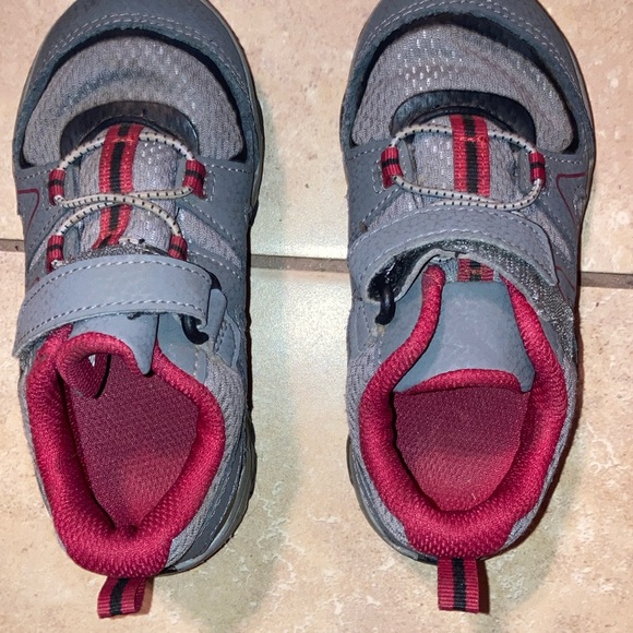 Merrell | Shoes | Merrell Washable Select Grip Kids Gray And Red Shoes ...